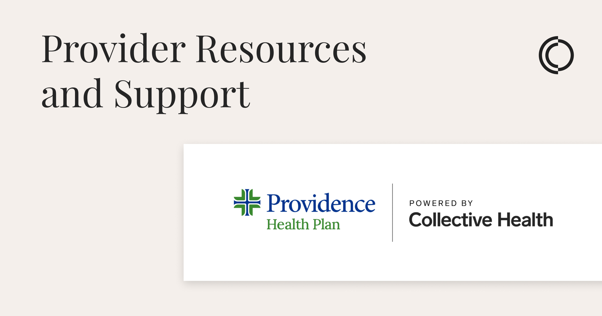 Providence Health - Collective Health